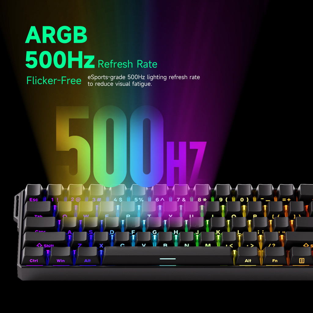 FUN60 Ultra Mechanical Gaming Aluminum Keyboard Magnetic Switch Rapid ...