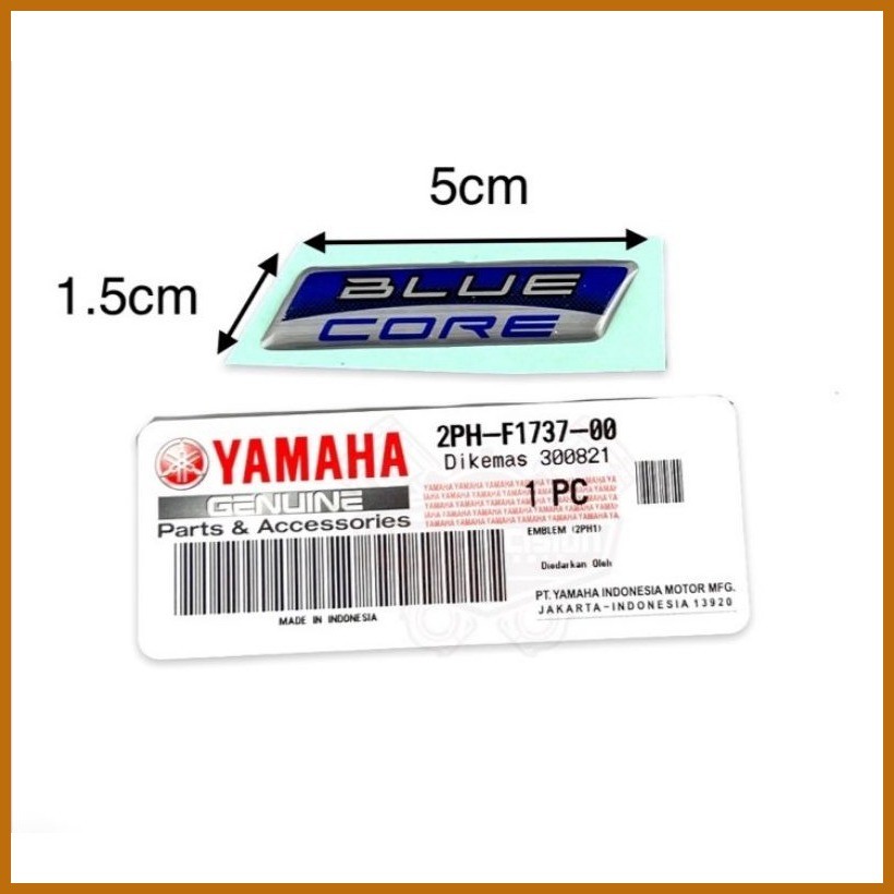 Emblem Bluecore Mio i 125 Genuine Yamaha | Shopee Philippines