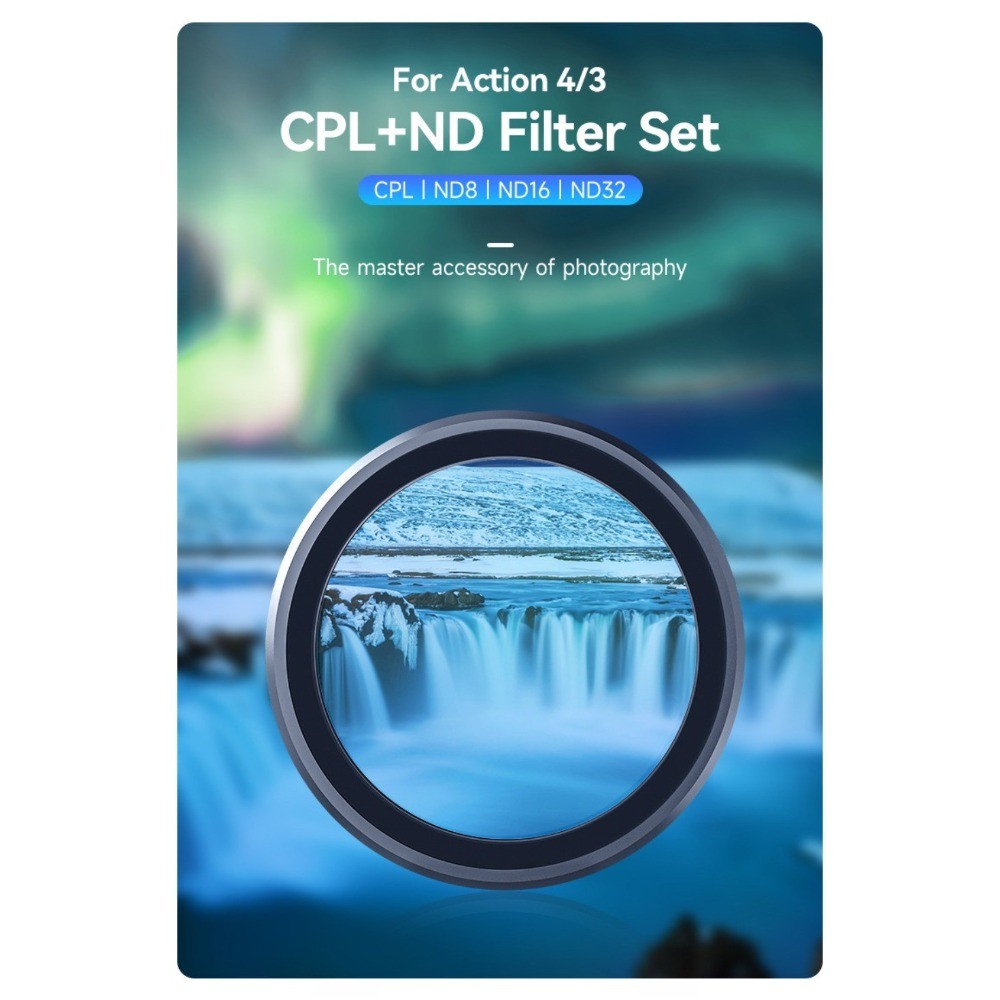 For DJI Action 5 Pro/4/3 ND8 ND16 ND32 ND CPL Filter Lens Aluminium ...