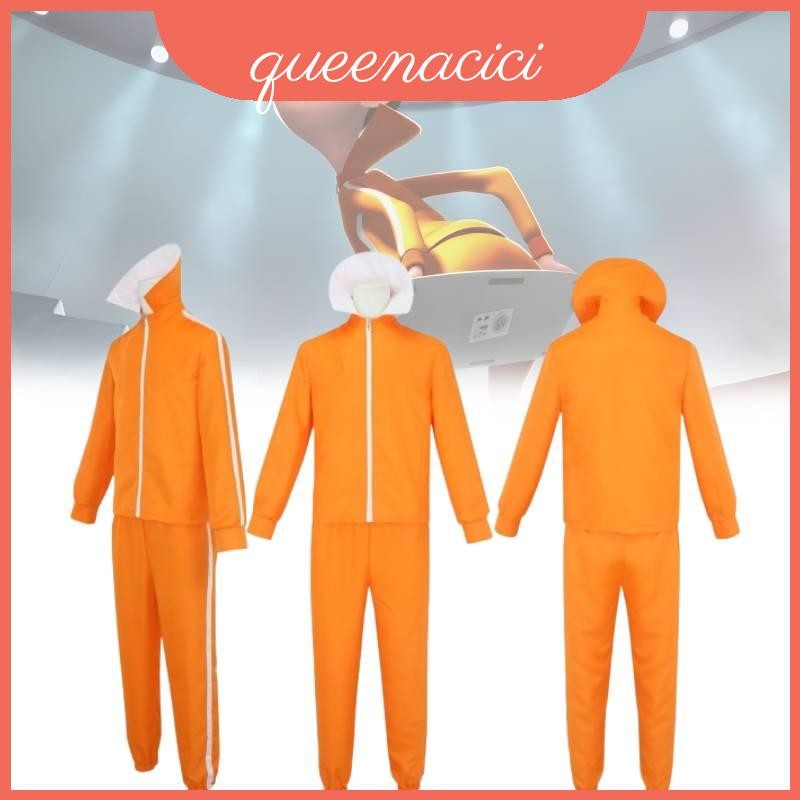 Yellow Colorful Despicable Me Victor Gru Costume For Halloween Cosplay ...