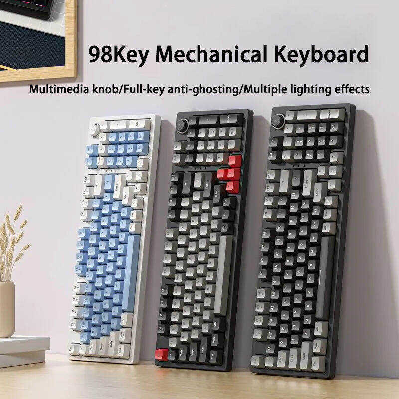 Za981 ZIFRIEND Nical Hot Swappable Blue Switch/Red Switch Wired 98 Keys ...