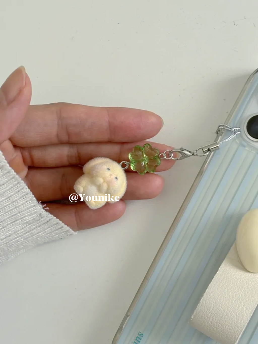 Korean Style ins Soft Cute Healing Cute Girl Heart Four-leaf Clover ...