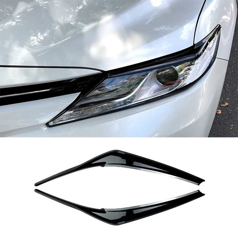 Car 2 ☆ Headlight Eyebrows Eyelid Cover Stickers Para Sa Toyota Camry ...