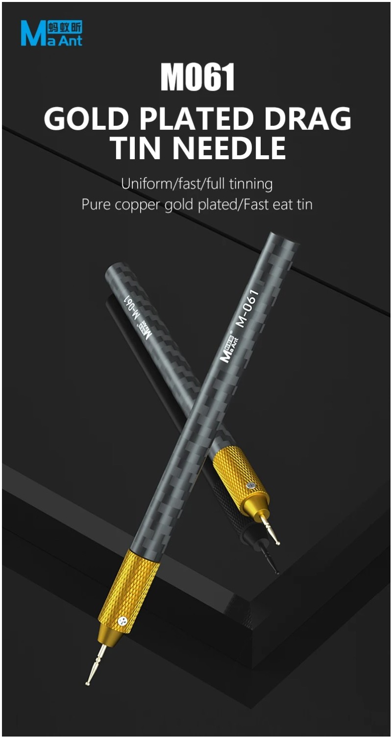 MaAnt M061 Gold Plated FPC Connector Reballing Solder Bar for Mobile Phone PCB Maintenance Fast ...