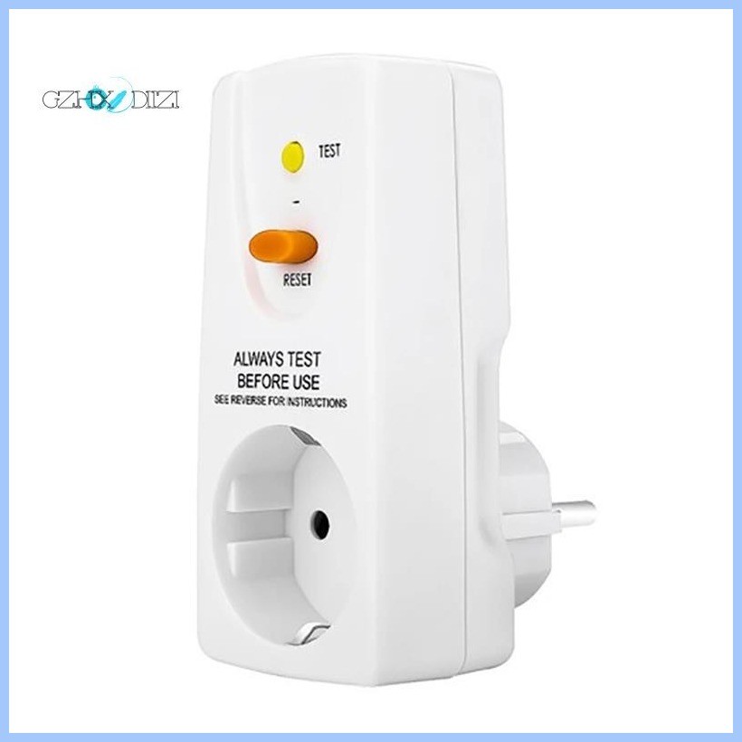16A Gfci Leakage Protection Plug Rcd Socket Home Circuit Breaker Cutout ...