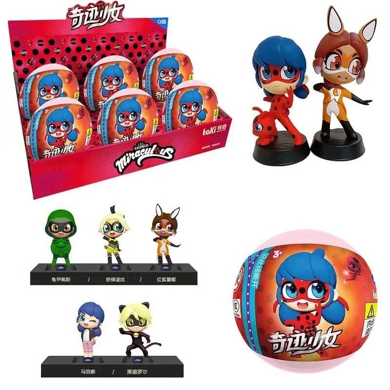 9A Original Playmates Miraculous Ladybug Tikki Cat Noir Nooroo Doll Toy ...