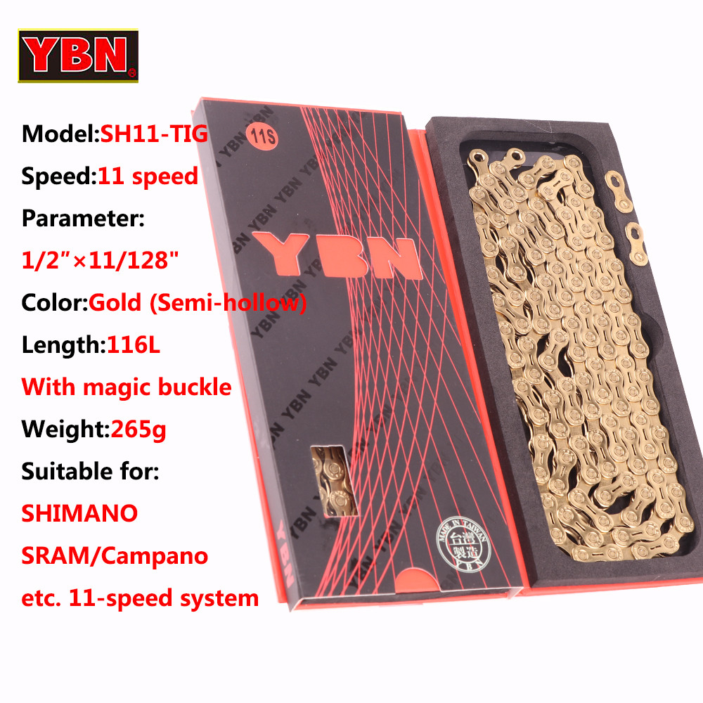 YBN Bike Chain Road Mountain Bicycle 10/11/12 Speed Chains MTB 10v 11v ...