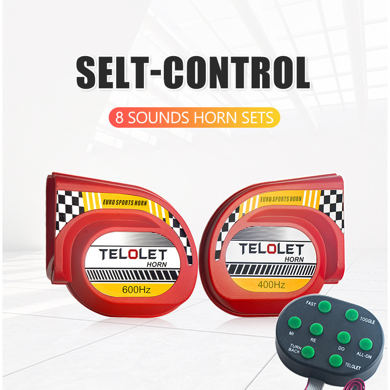 ε 8-Tone Self-Control Electric Electronic Sound Signal Air Alarm Car ...