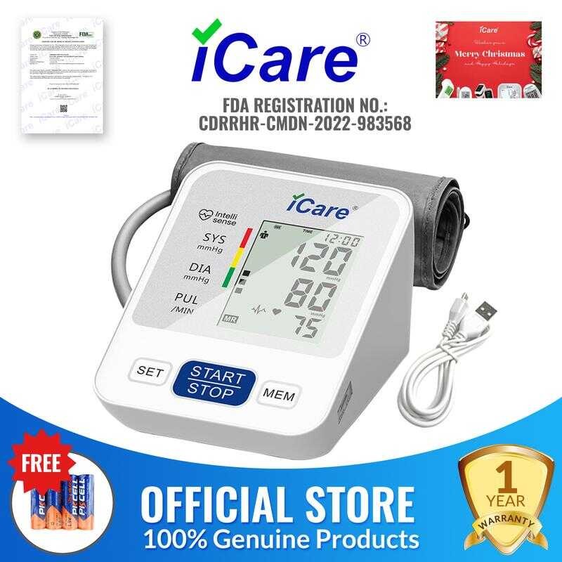 iCare CK238 Automatic Blood Pressure Monitor Kit, Reliable and Accurate ...