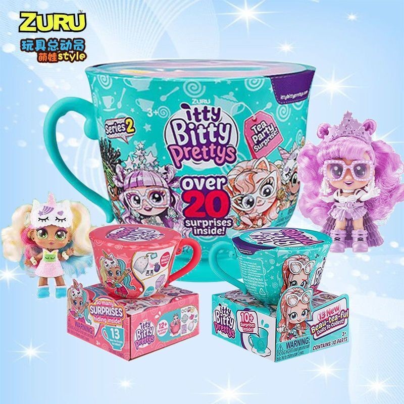 ZURU Extra Large Afternoon Tea Surprise Cup Blind Box Surprise Milk Tea ...