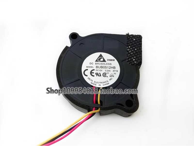 Original Delta 5Cm/Cm 5015 Small Blower Fan Bub0512hb 12V 0.24A 3-Wire ...