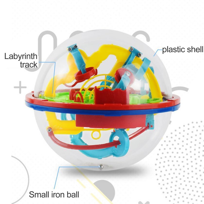 in stock 【Kiss】3D Puzzle Magic Maze Ball Perplexus Magical Intellect ...