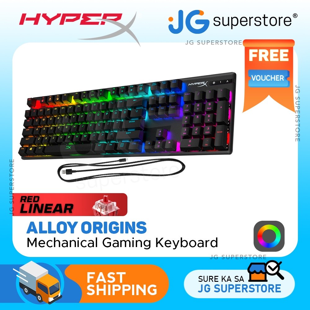 HyperX HX-KB6RDX-US Alloy Mechanical Gaming Keyboard, Software ...