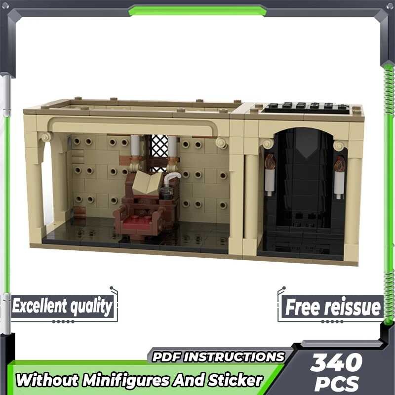 Magical 2 3 School Movies Model Moc Building Bricks Small Study Room ...