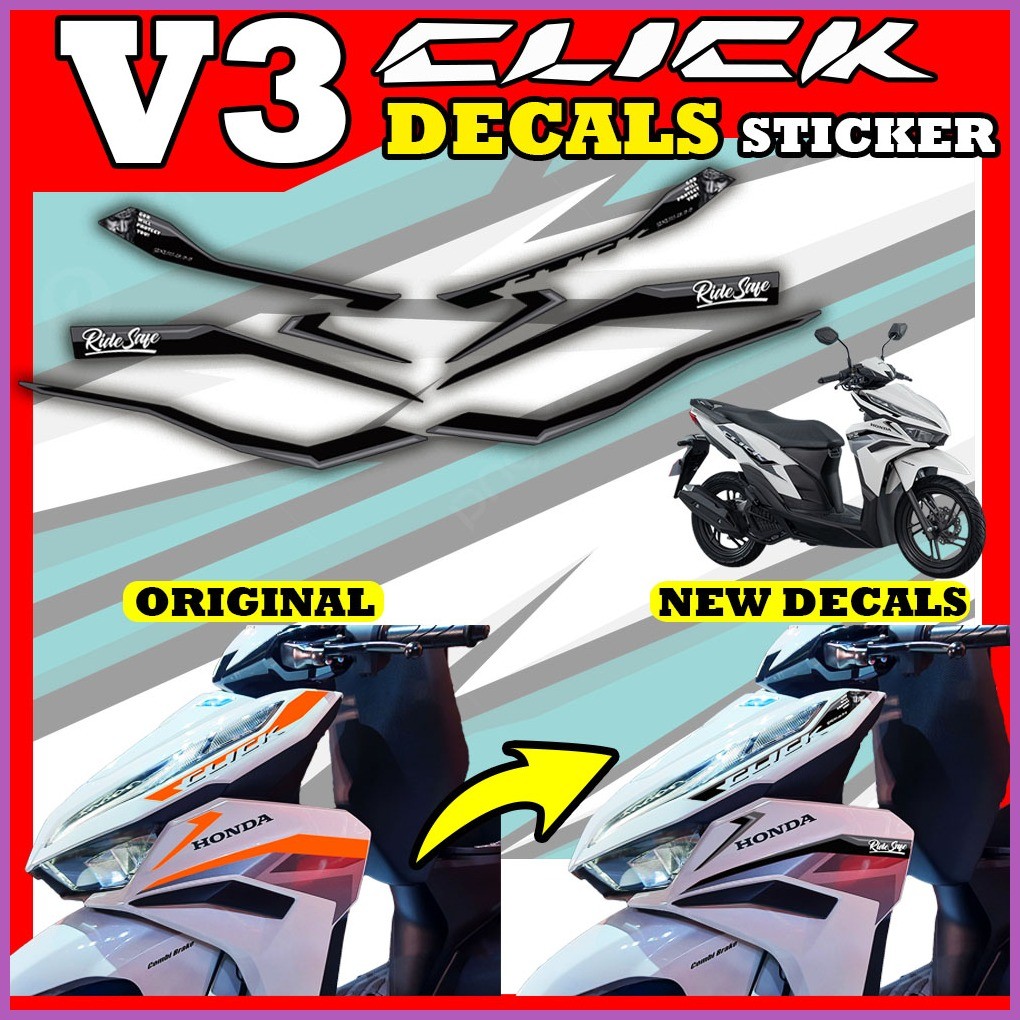 ♨ ♈ HONDA CLICK V3 DECALS STICKER / CLICK V3 DECALS STICKER / HONDA ...