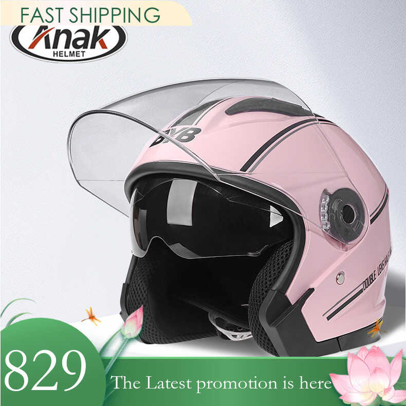COD Anak ICC Sticker Original Helmet Half Face Dual Visor Motorcycle ...