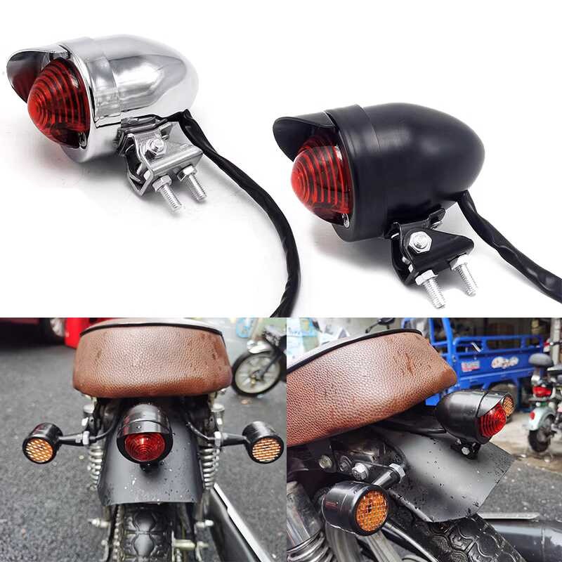 Motorcycle Accessories New Brake Modification LED Indicator Light Rear ...