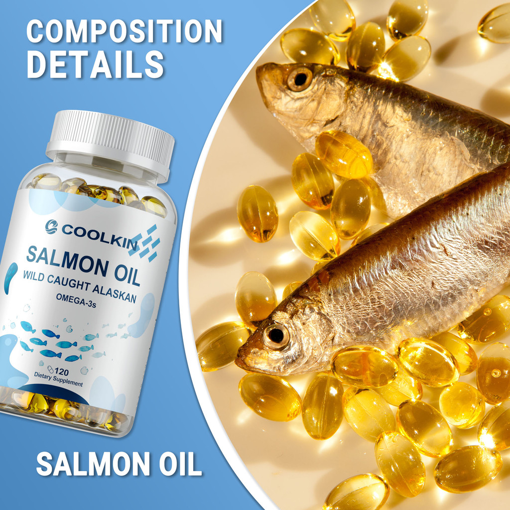 Salmon Oil, Alaska Omega-3S - Supplement Capsules - Supports Brain ...