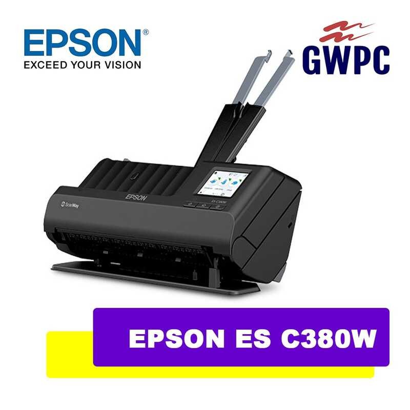 Epson WorkForce ES-C380W Wireless Compact Desktop Document Scanner with Auto Document Feeder ES ...