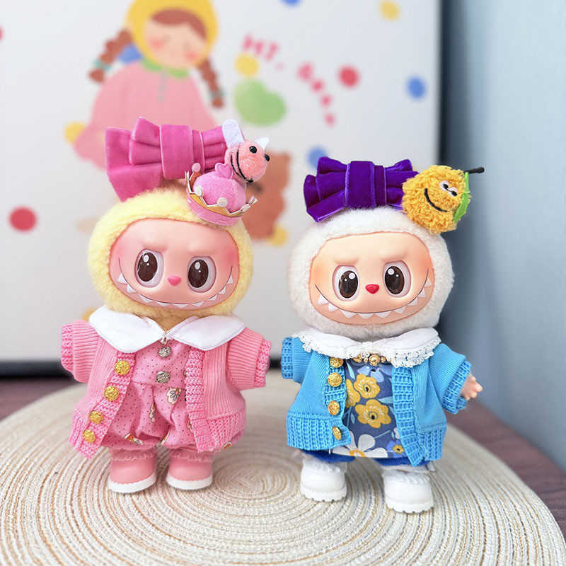 15cm 17cm Labubu Clothes Flower Blossoms Set for labubu v1 v2 v3 Baby ...