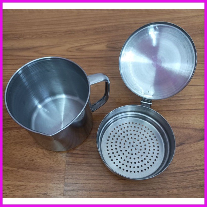 555 Stainless Steel Oil Pot 10cm / 12cm | Shopee Philippines