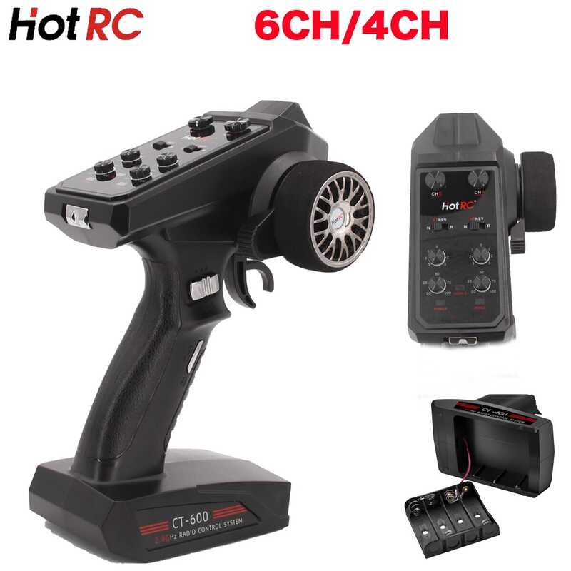 Ct600 Ct400 Remote 5V-9V 4Ch 6Ch 2.4Ghz FHSS Radio Control System ...
