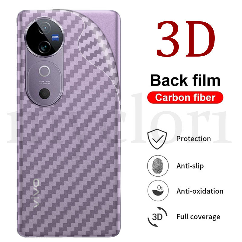 Kevlar Pattern Back Film For VIVO V40 Lite V40E V30 V30E V29 V29E V27E ...