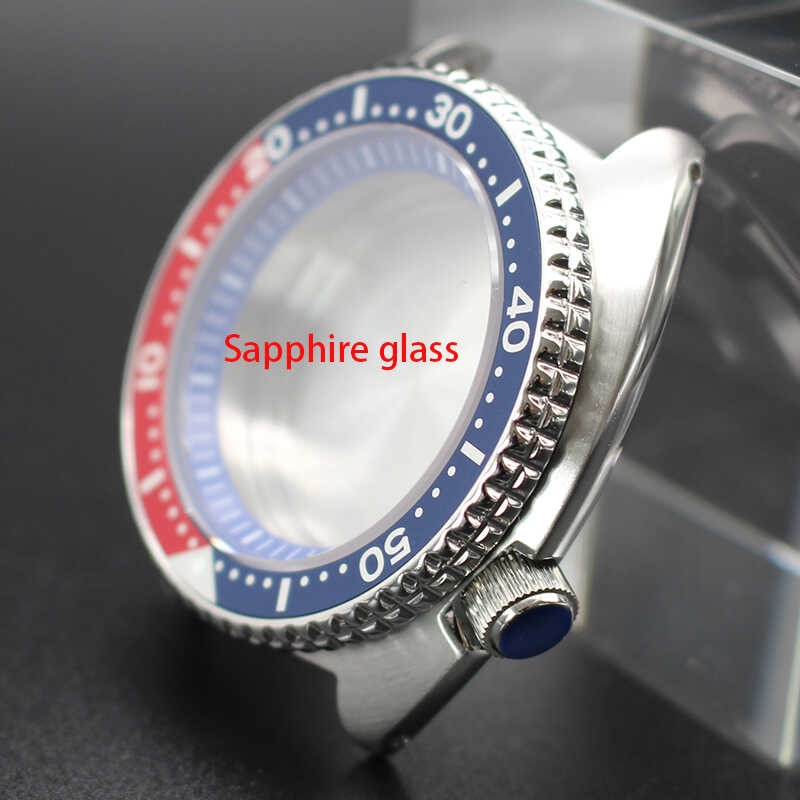 Men 45mm Watches Case Skx007 Skx009 Skx013 Skx Mod Sapphire Glass For ...