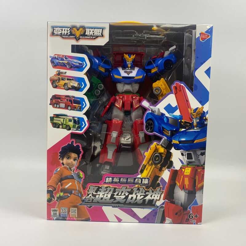 13 Transformers Alliance 5 Four Of One Robot Toy Super Run Fire Police ...