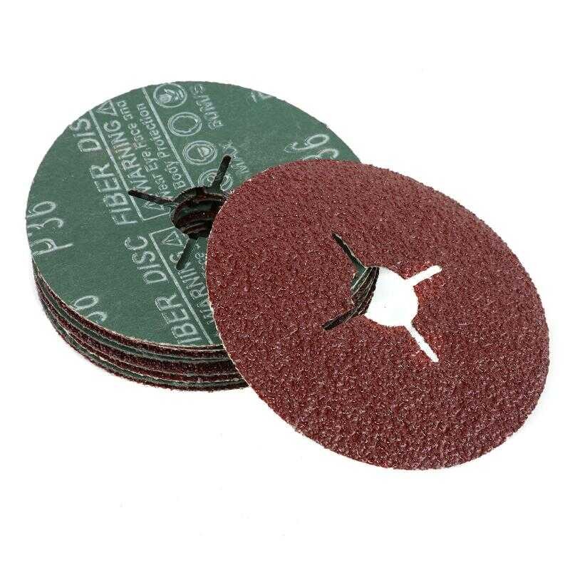 30Pcs Polishing Sheet 115Mm Rubber Backing Pad Angle Grinder Cross Hole ...