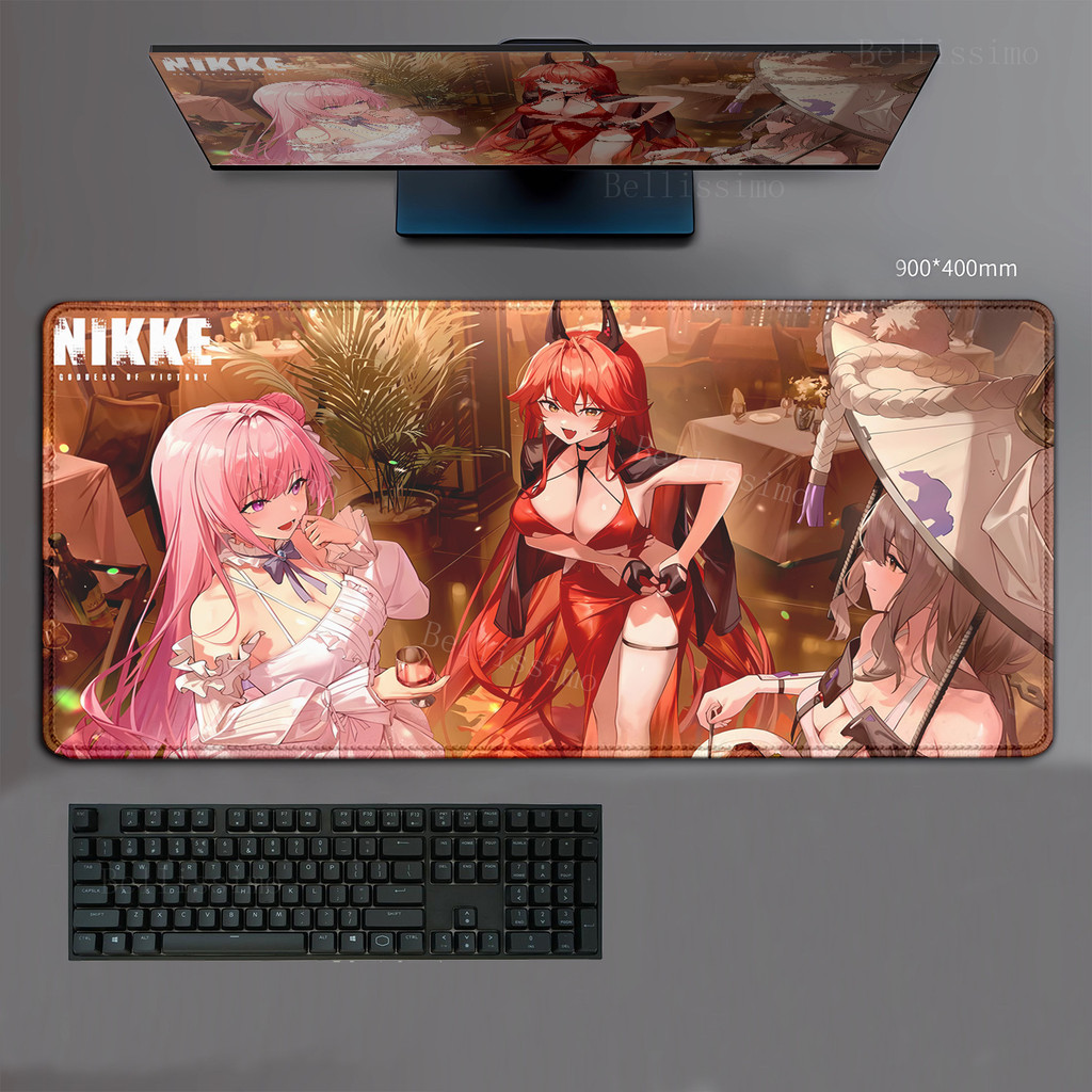 NIKKE The Goddess of Victory teclado mouse pad Rapi Anis Marian Alice Epinel mousepad Keyboard ...