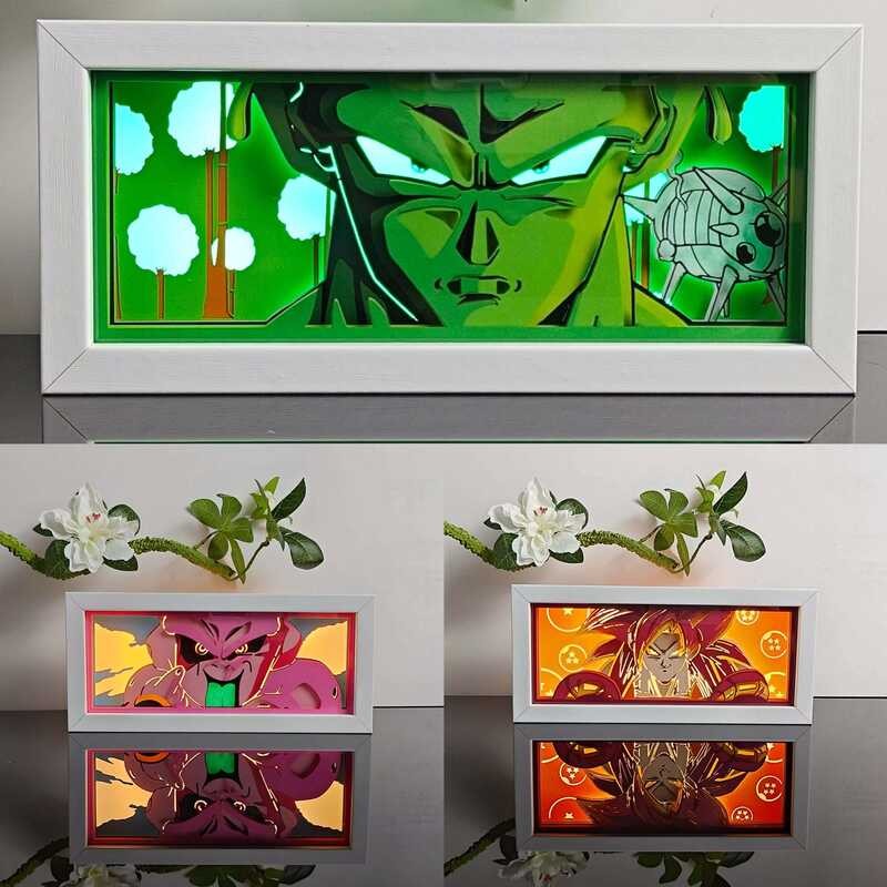 Bestselg New Anime Jujutsu Kaisen 3D Night Light Satoru Gojo Wooden ...