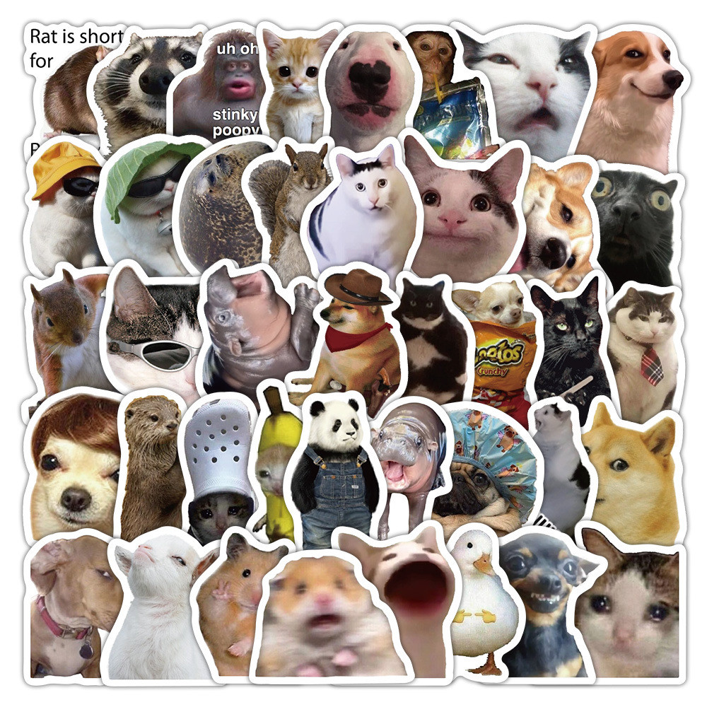 50-100pcs Cute Cartoon Stickers DIY Notebook Washi Paper Scrapbook ...