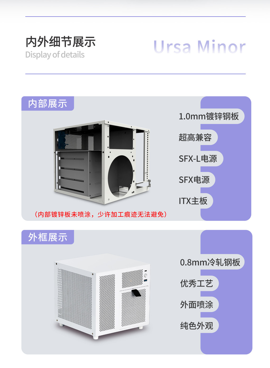 Little Bear Seat 4-Bay NAS Chassis Four-Disc ITX Motherboard SFX/SFX-L ...