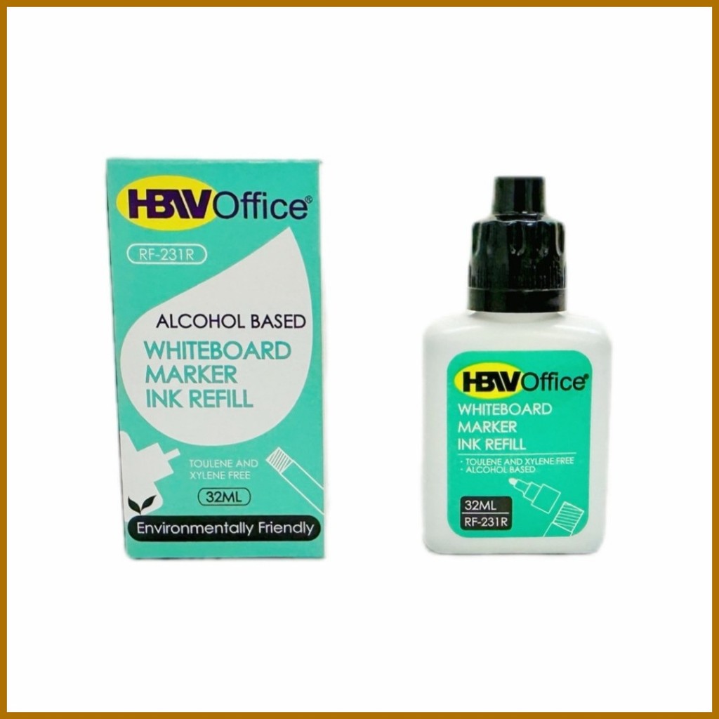 HBW Alcohol Based Whiteboard Marker Ink Refill 32ML | Shopee Philippines