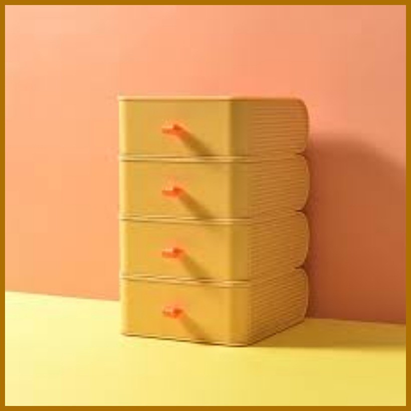 Stackable Storage Drawers Desktop Stacking Drawers Multicolor Storage ...