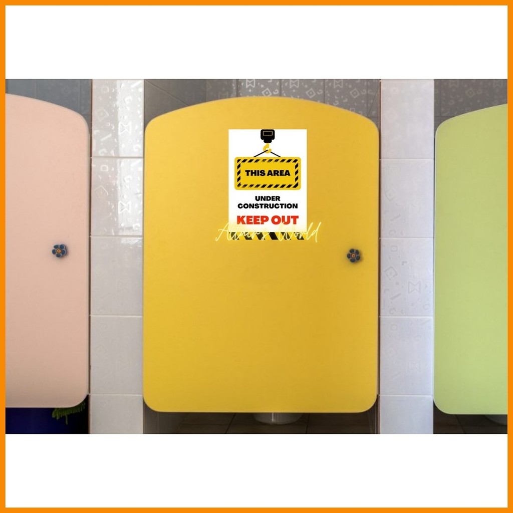 Signage: Area Under Construction | Men at Work Aesthetic Sign ...