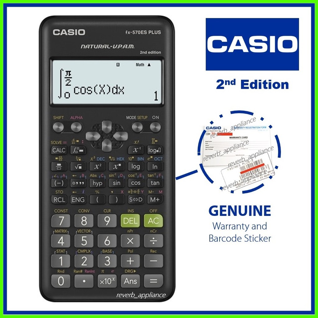 casio scientific calculator fx-570es plus junior senior high school ...