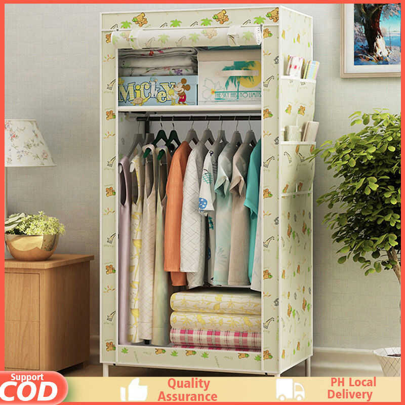 Storage Zipper Closet Cabinet Storage Wardrobe Organizer Fashion Closet ...