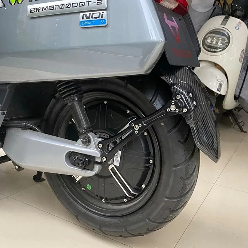 Universal Motorcycle Mudguard Rear Fender Extender Mudflap Mud Splash ...