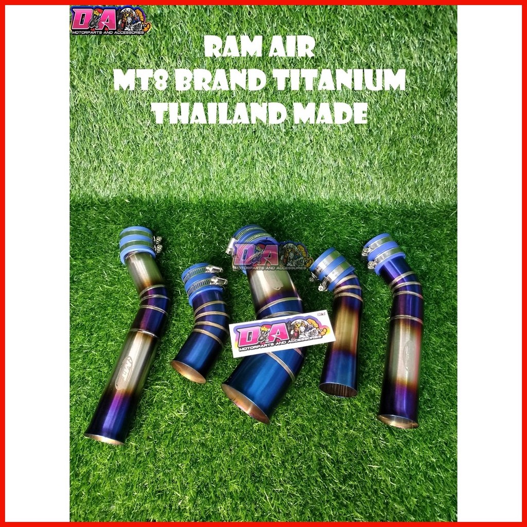 RAM AIR TITANIUM MT8 BRAND NMAX V1 / AEROX V1 / PCX / CLICK / BEAT ...