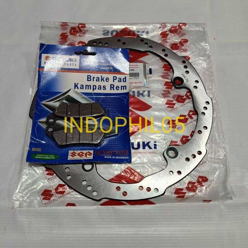 LY Brake Plate/Rotor Disc Front+Rear+Brake Pad R150 Fi/R150 F.I ...