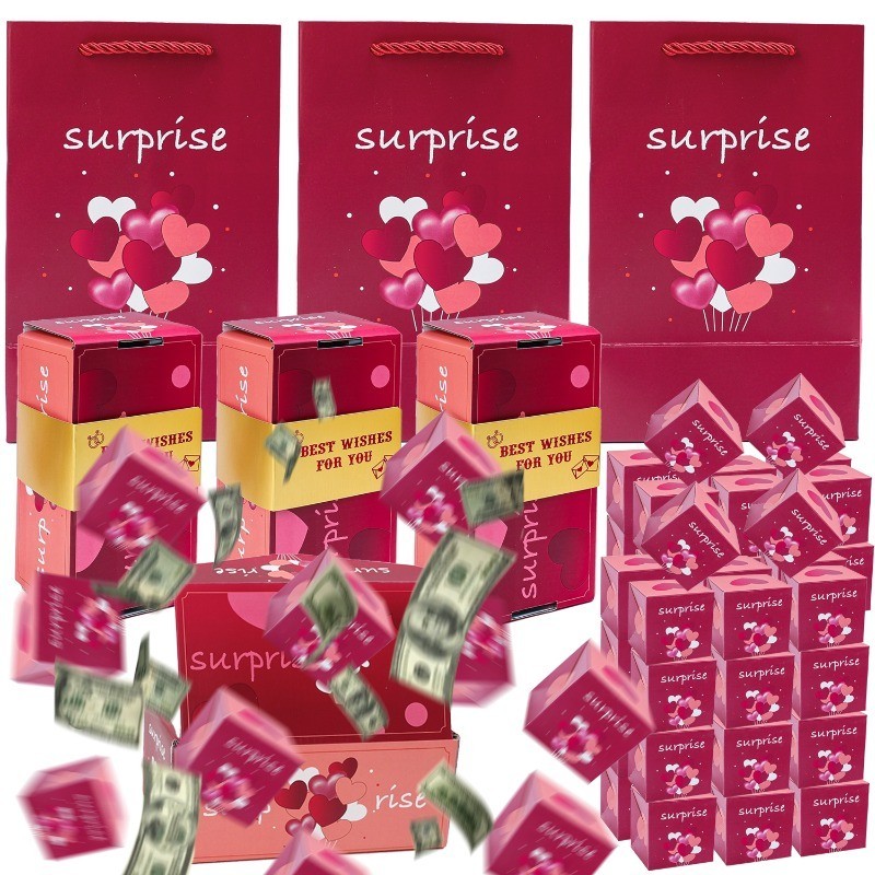 Surprise Explosive Gift Box with Confetti - for Lover Kids - Valentine ...