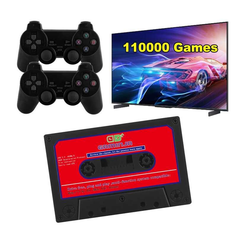 HDD Portable 500G Game Hard Drive Disk 110000 Games Compatible With 70 ...