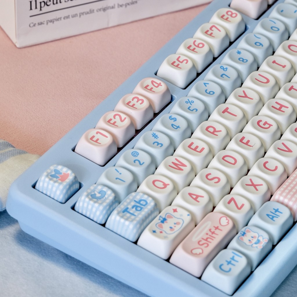 PBT Keycap MOA Baby Angel Mechanical Keyboard 5-sided Dye Sublimation ...