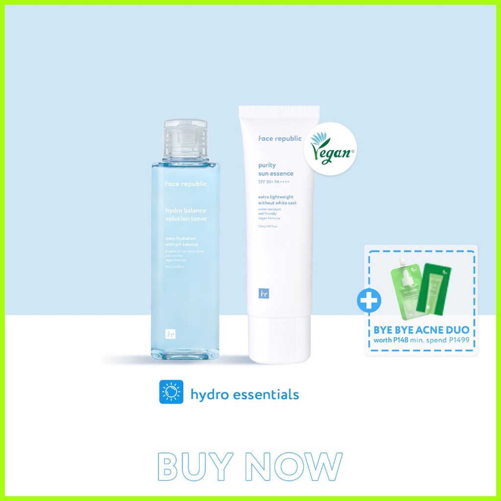 Face Republic - Hydro Essentials (Quick Hydration Fix) | Shopee Philippines