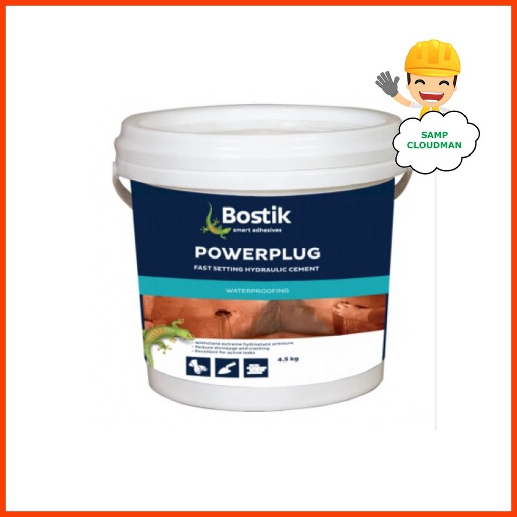 ☪ ☽ Bostik Powerplug Fast Setting Hydraulic Cement Waterproofing Gallon ...