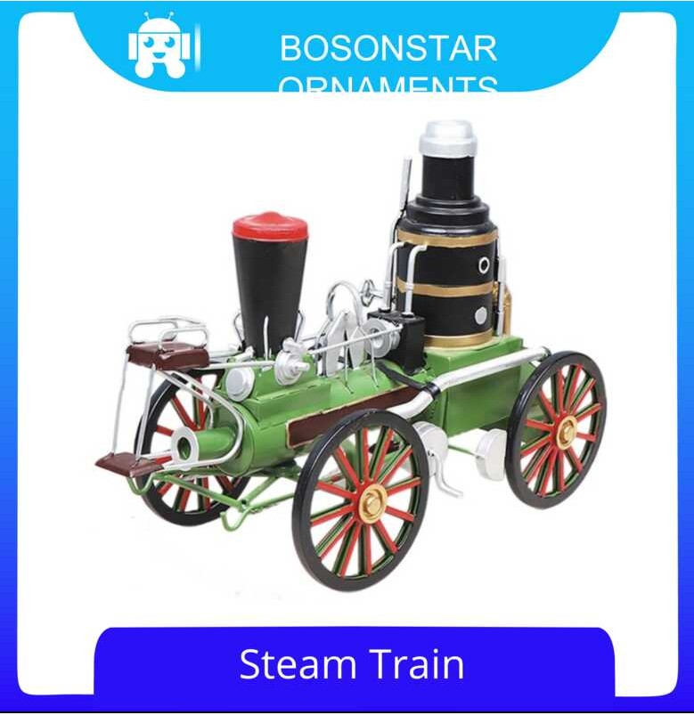 Simulasyon 2 ☆ Ng Old-Fashioned Steam Train Model Wrought Iron Retro ...