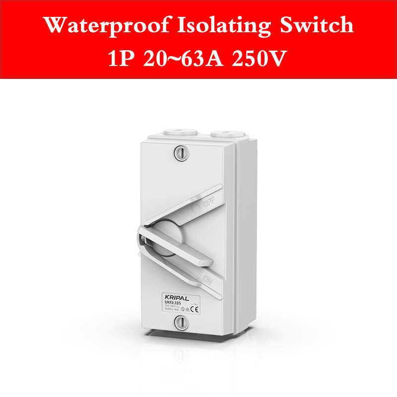 1P Ip66 2P 3P 4Pole 20A 35A 63Amp Isolating Outdoor Button Toggle Switch | Shopee Philippines