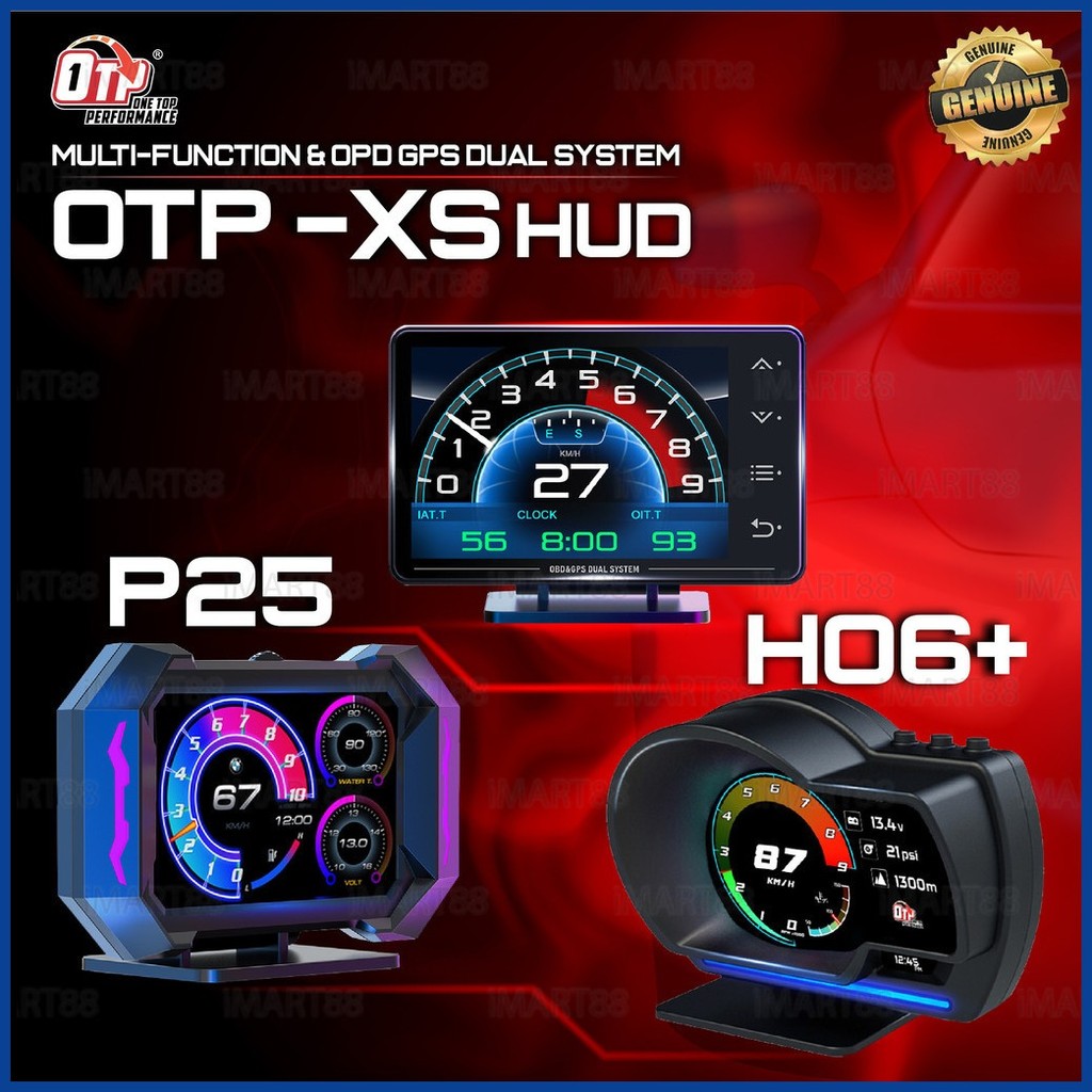 OTP-XS P25 H06+ All Car OBD2 Meter Proton Saga BLM Exora CPS Persona ...